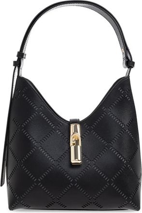 Furla Femme, Sacs, Noir, Taille: ONE Size Goccia Small Shoulder Bag