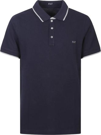 Fay Homme, Tops, Bleu, Taille: S Polo Chemises