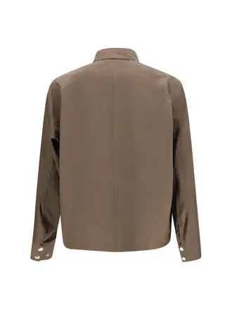 sacai Mens Cotton Typewriter Jacket Taupe