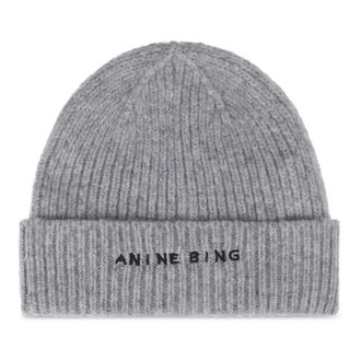 Anine Bing unisex, Accessoires, Gris, Taille: ONE Size Elia Beanie