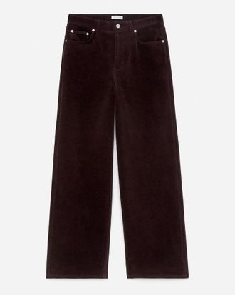 Arket CORAL Wide Cordhose -Rot