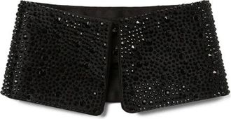 Karl Lagerfeld Femme, Accessoires, Noir, Taille: ONE Size Rhinestone Collar