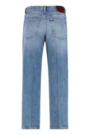 Gucci Womens 5-Pocket Straight-Leg Jeans Denim Cotton