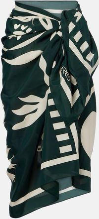 Eres Bedruckter Pareo Mandara aus Baumwolle und Seide