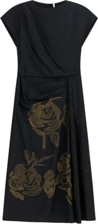 Liviana Conti Femme, Robes, Noir, Taille: 38 FR Robes midi