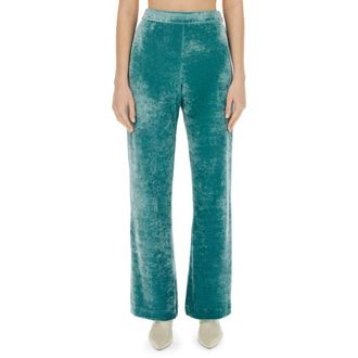 Jil Sander Femme, Pantalons, Bleu, Taille: 38 FR Wide Pantalons