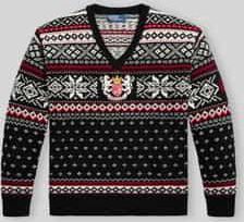 Polo Ralph Lauren Pullover aus Wolle mit Wappenstickerei