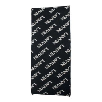 Lanvin Kaschmirschal - - Accessories - Herren - Schwarzk - ONE SIZE