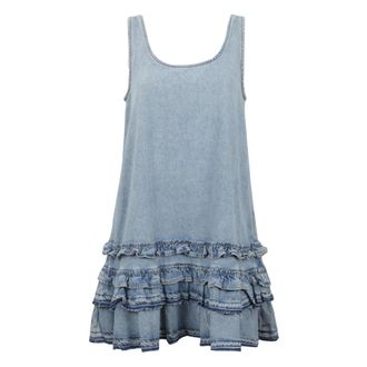 Ganni Damen, Kleider, Blau, XSGr&ouml;&szlig;e