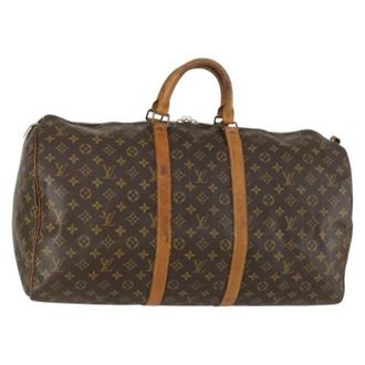 Louis Vuitton Sac Week-end en Toile Pre-owned - Femme - Pre-owned - Brun - Taille: ONE Size