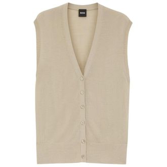 HUGO BOSS Damen, Strickwaren, Beige, MGr&ouml;&szlig;e