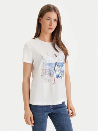 DKNY T-Shirt P61MPWNA Wei&szlig; Regular Fit