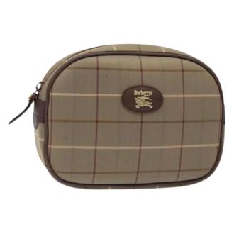Burberry Pochette en toile Pre-owned - Femme - Pre-owned - Beige - Taille: ONE Size
