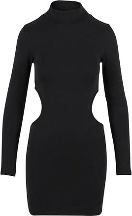 Urban Classics Tb7066-ladies Cut Out Mini Dress Robe, Noir, M Femmes