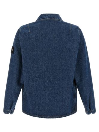 Stone Island Denim Jacket - Blue