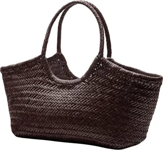 Dragon Diffusion Nantucket Basket Big Shoulder Bag - Brown