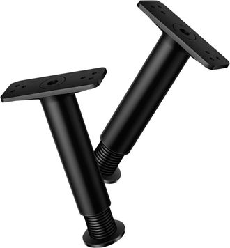 Holibanna Mittelst&uuml;tze f&uuml;r Bettrahmen 2 St&uuml;ck Verstellbare Bettgestellbeine 15-25cm M&ouml;belst&uuml;tzbeine f&uuml;r Verschiedene Bettstile Langlebige Ersatzteile f&uuml;r Betten