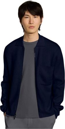 Kiefermann Kiefermann, Homme, Sweatshirts et sweats &agrave; capuche, Bleu, Taille: XL Ruben Strickjacke