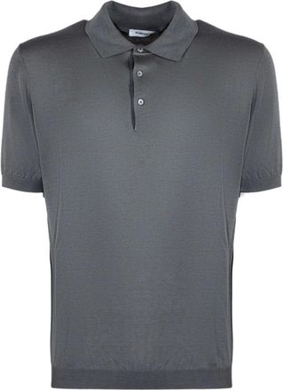 KANGRA Homme, Tops, Gris, Taille: 3XL Polo en m&eacute;lange soie et coton