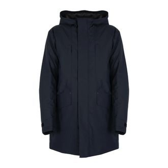 Geox Homme, Manteaux, Bleu, Taille: 3XL Veste de pluie &agrave; capuche