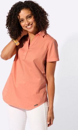 Witt Klassische Bluse Jeans-Tunika Kurzarm