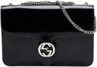 Gucci Sac bandouli&egrave;re vintage doccasion - Femme - Pre-owned - Noir - Taille: ONE Size