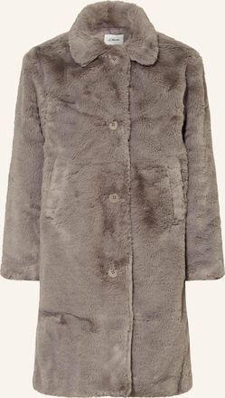 s.Oliver S.Oliver Red Kunstfell-Mantel schwarz