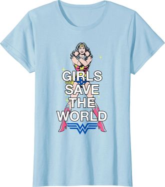 DC Comics DC Wonder Woman: M&auml;dchen retten die Welt T-Shirt