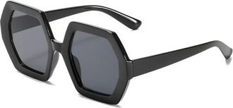 Generic Lunettes De Soleil &Agrave; Monture Large For Hommes Et Femmes, For La Conduite Le Sport En Ext&eacute;rieur(Black)