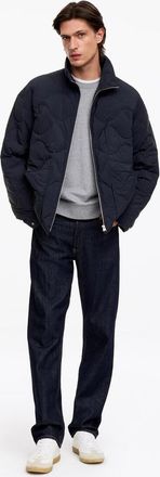 Arket Gesteppte Daunenjacke -Blau