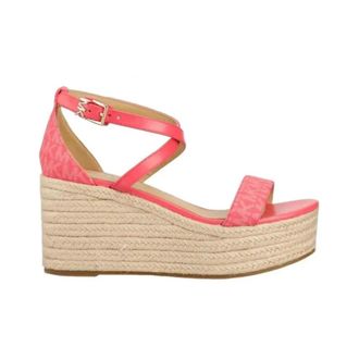 Michael Kors Femme, Chaussures, Rose, Taille: 38 1/2 EU Serena Wedge Espadrille