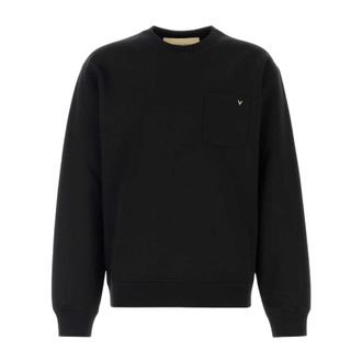 Valentino Garavani Jersey Felpa - - Sweatshirts & Hoodies - Herren - Schwarzk - XL