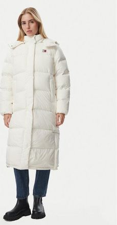 Tommy Jeans Daunenjacke Alaska DW0DW18860 Wei&szlig; Regular Fit