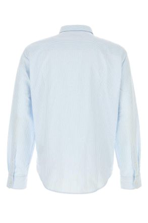 Ami Embroidered Oxford Shirt - Blue