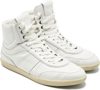 Tod's High-Top-Sneakers aus Leder - Wei&szlig;