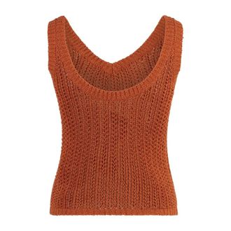 Max Mara Damen, Strickwaren, Orange, LGr&ouml;&szlig;e
