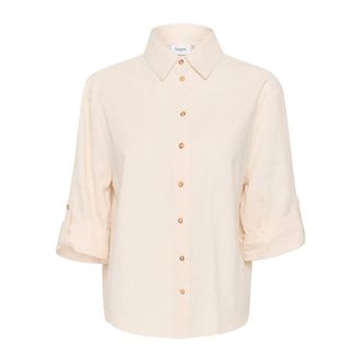 Saint Tropez ZalindaSZ Shirt - - Blouses & Shirts - Damen - Beige - M