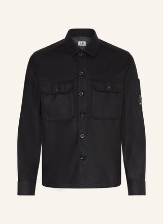 C.P. Company Flanell-Overshirt schwarz