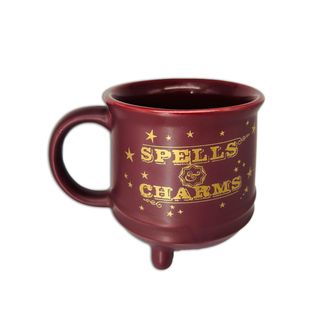 Harry Potter Kessel 3D - Spells and Charms Unisex Tasse rot Keramik Fan-Merch, Filme