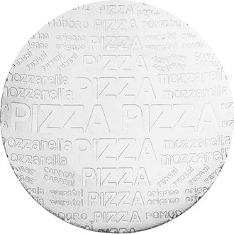 hOme Home Fashion, Pizza-Teller, Glas, transparent, 33 x 33 x 2 cm