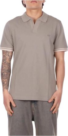 Fay Homme, Tops, Gris, Taille: M Polo Logo frontale