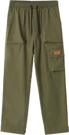 Generic Pantalon cargo pour homme 2026 - Pantalon de jogging d&eacute;contract&eacute; - Salopette tendance et droite, Vert, S