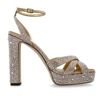 Jimmy Choo London Sandale plateforme Kove 120 - Femme - Chaussures - Jaune - Taille: 37 EU