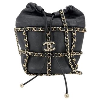 Chanel Pre-owned Vintage Bucket Bag - - Pre-owned - Damen - Schwarzk - ONE SIZE