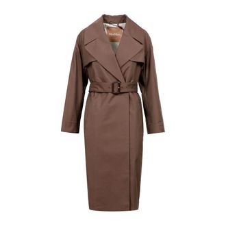 Max Mara Femme, Manteaux, Brun, Taille: 42 FR Amour Trench Coat