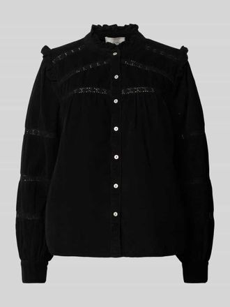 Neo Noir Hemdbluse mit Knopfleiste Modell Isala