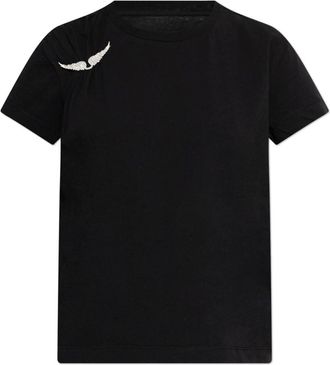 Zadig&Voltaire Femme, Tops, Noir, Taille: 42 FR T-Chemises