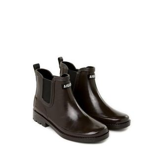 Aigle Bottines de pluie crant&eacute;es