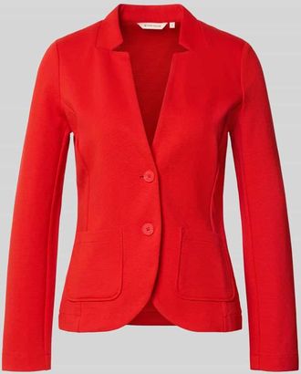 Tom Tailor Slim Fit Kurzblazer aus Baumwoll-Mix