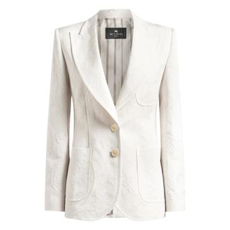 Etro Femme, Vestes, Blanc, Taille: 36 FR Blazers